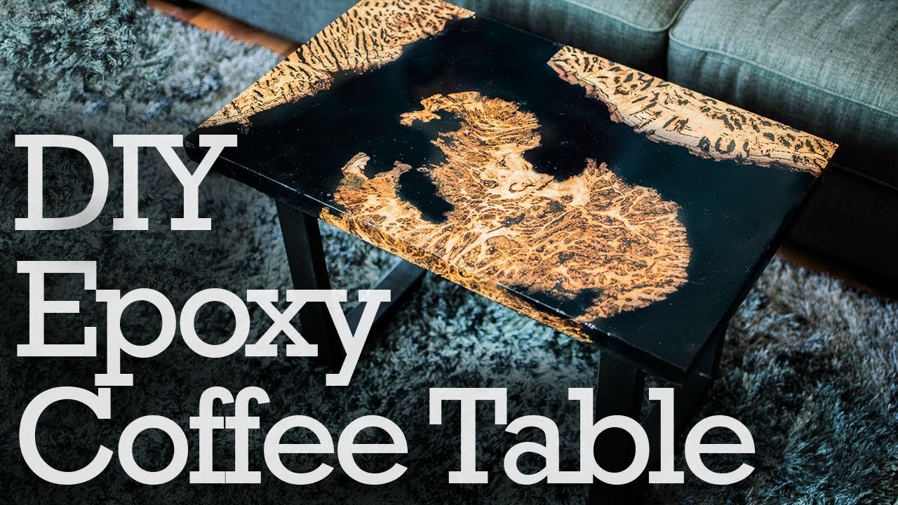DIY Epoxy River Table | How To Make a Live Edge Coffee Table - YouTube