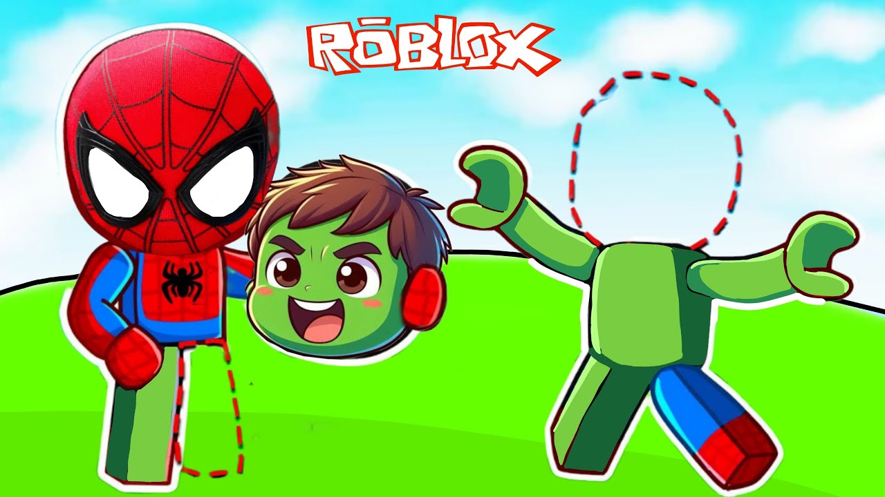 ROBLOX STEAL BODY PARTS With Spiderman | S-For spidy - YouTube