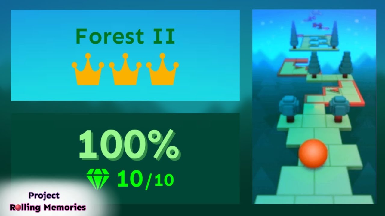 Rolling Sky - Forest II (Mini Level 3) | Project Rolling Memories - YouTube