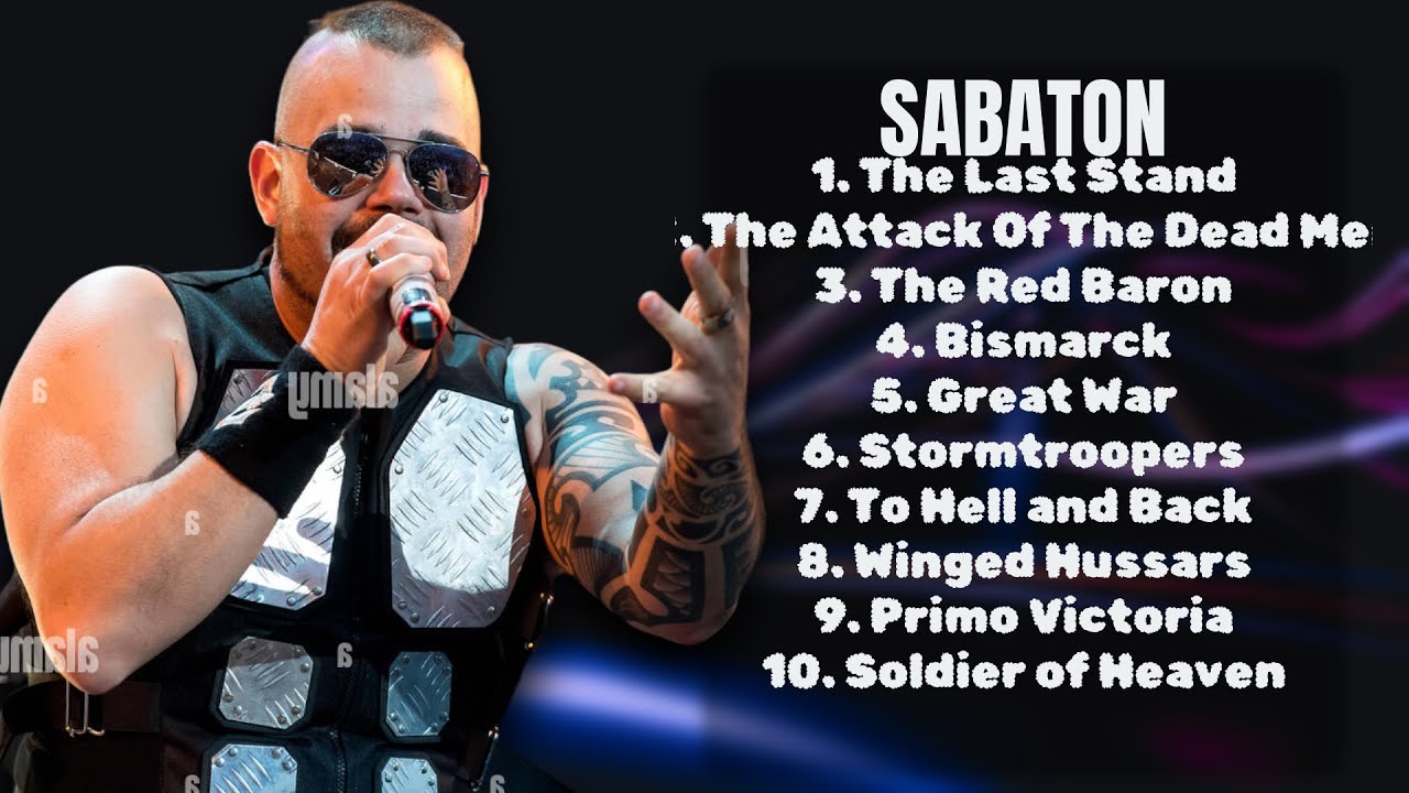 Sabaton-Best music hits roundup for 2024-Elite Hits Collection-Esteemed ...