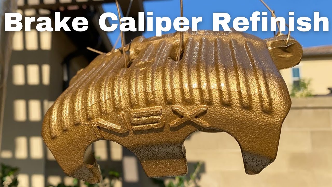 How to Refinish NSX Brake Calipers with VHT Paint (FULL DIY) - YouTube