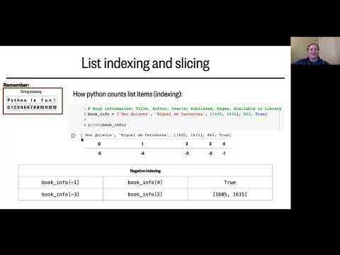 Lesson 3, Part 1: What is a list - YouTube
