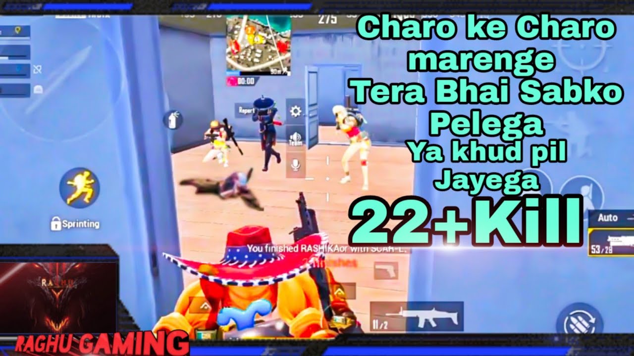 Tera Bhai Sabko Pelega Charo ke Charo marenge | Battleground Mobile 🇮🇳 ...