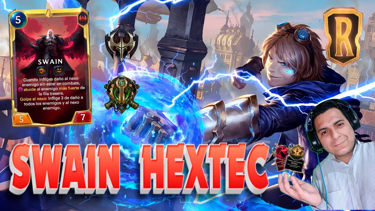 Swain Ezreal - Deck Competitivo - Legends of Runeterra - Gameplay Comentado - YouTube