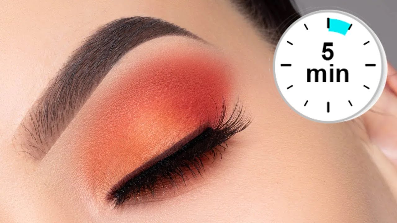5 MINUTE Fall Eye Makeup Tutorial Using Drugstore Palette - YouTube