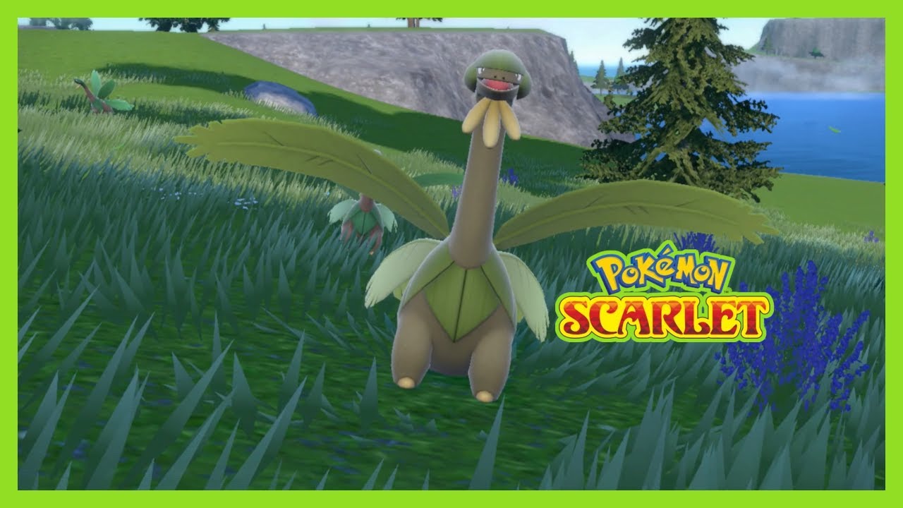 Shiny Tropius Reaction in Pokemon Scarlet & Violet - YouTube