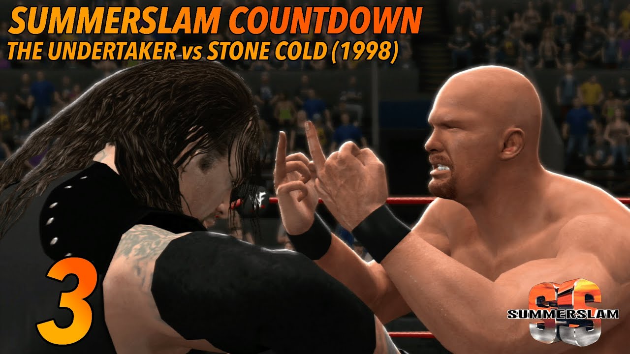 3. The Undertaker vs Stone Cold Steve Austin SummerSlam 1998 (WWE 2K14 ...