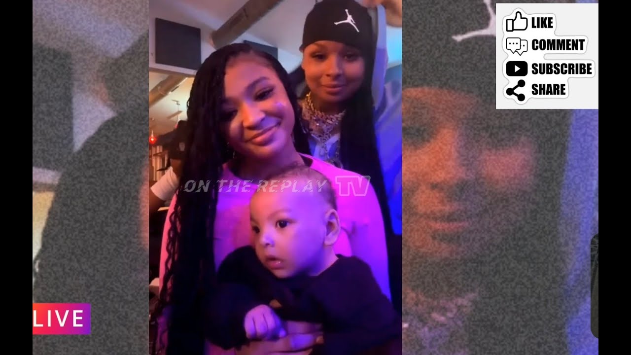 Chrisean Porter On Live With His Baltimore Family - YouTube