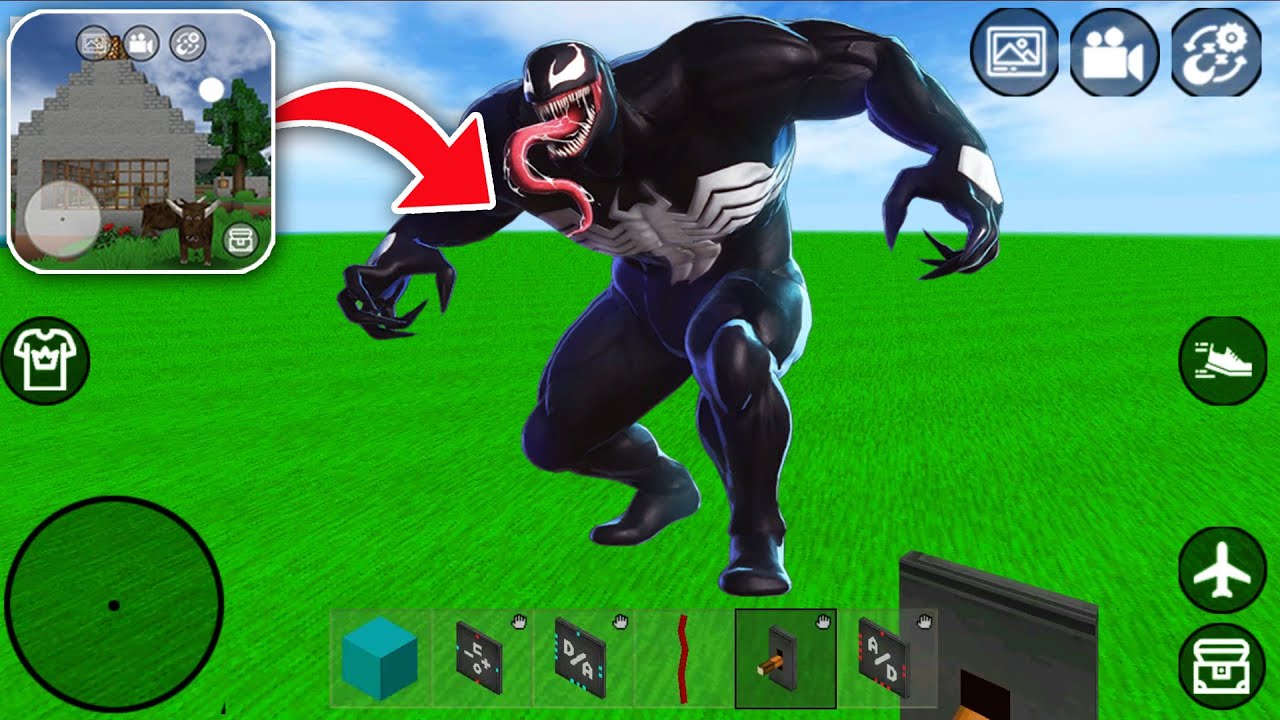 How to SUMMON a VENOM in MINI BLOCK CRAFT 3D - YouTube