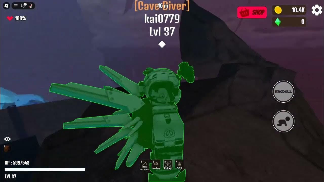 How to remove your head hitbox in the revamped version of "Cave Diving ...