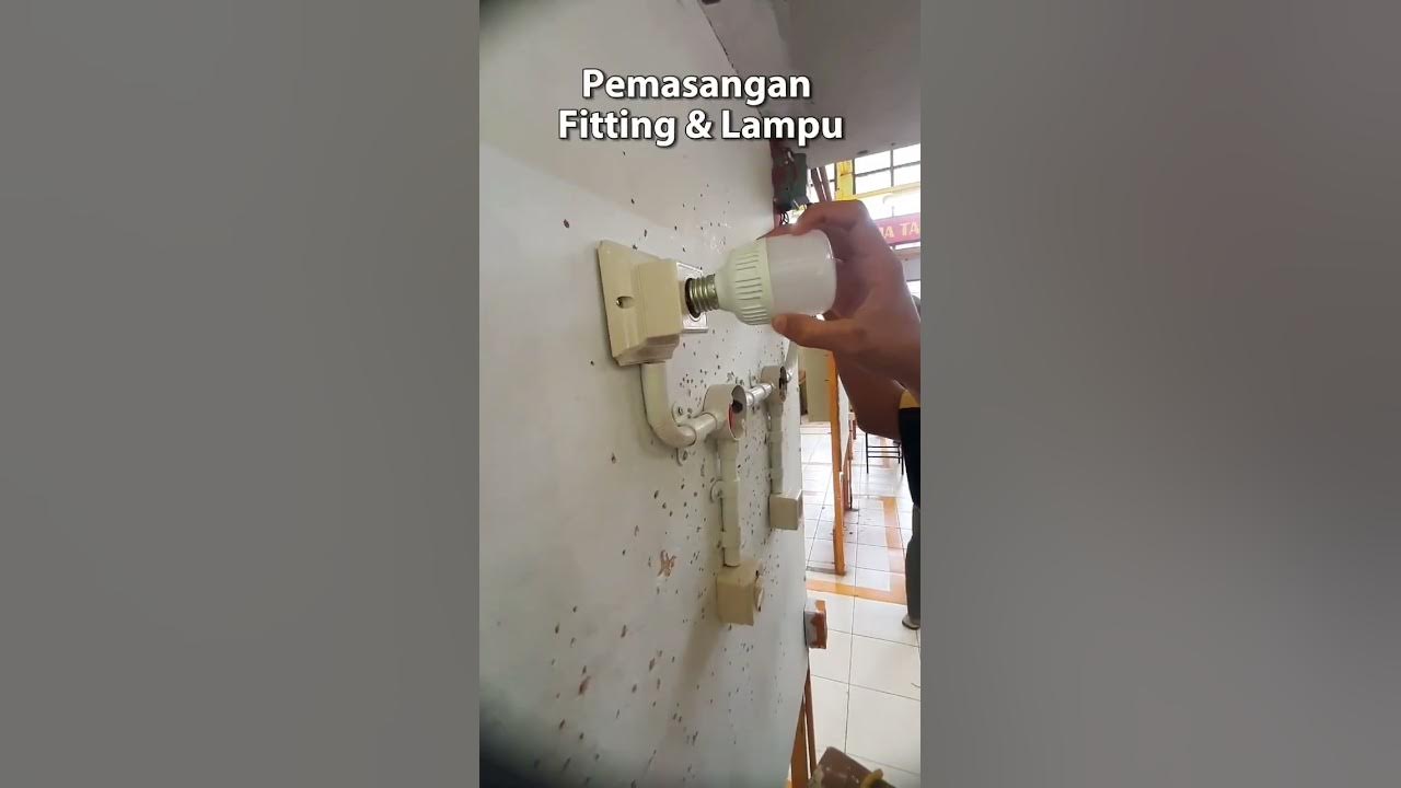 JOB 2, Instalasi penerangan listrik 1 fasa - YouTube