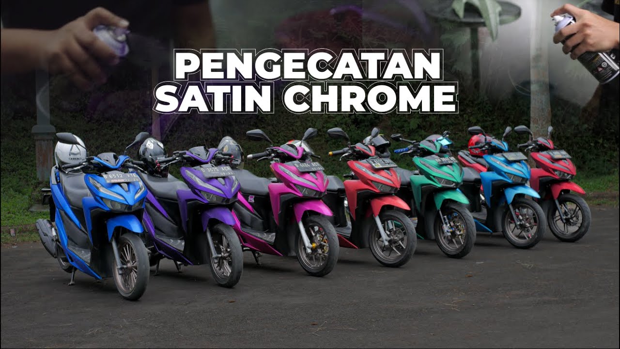 PROSES REPAINT VARIO "SATIN CHROME" | SAPPORO ULTIMATE - YouTube