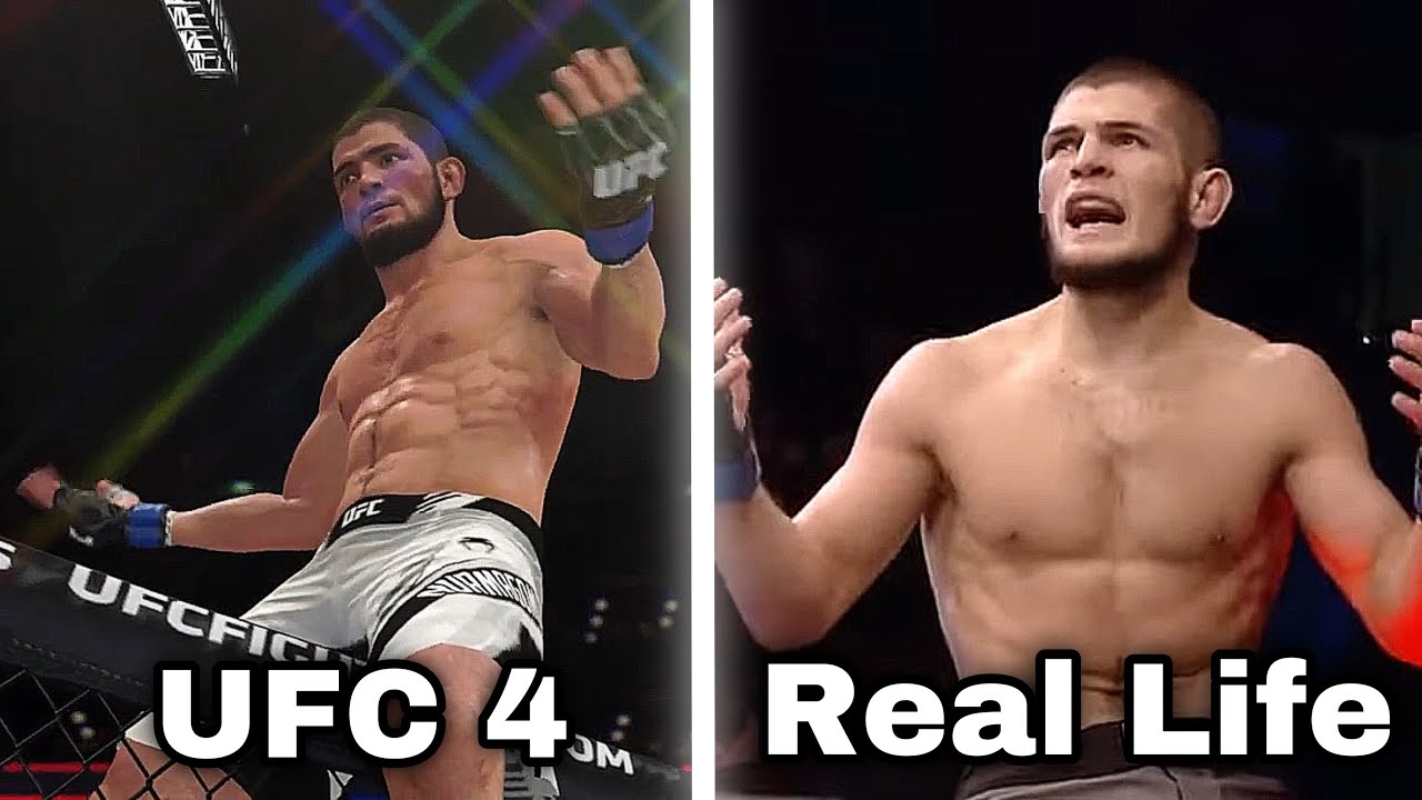 Khabib’s UFC 4 Celebration In Real Life - YouTube