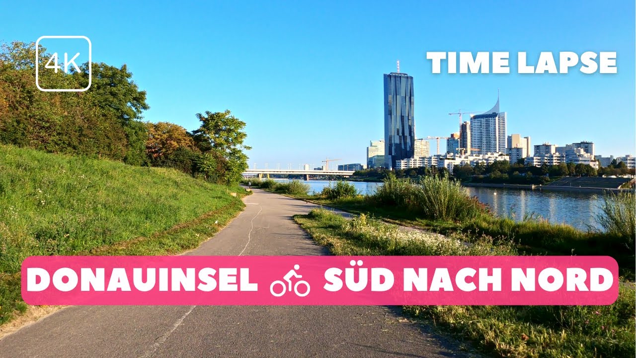 Best of 21 km Danube Island | Vienna Bike Ride - YouTube