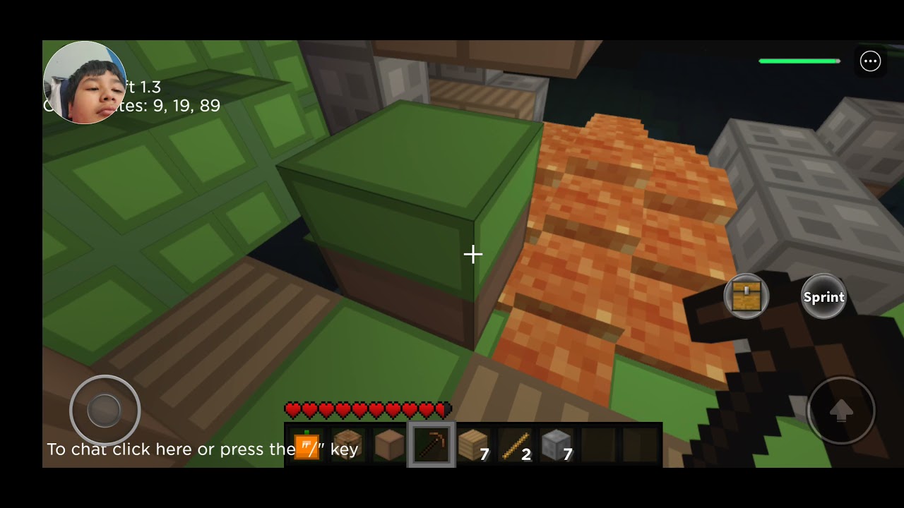 playing miner craft - YouTube