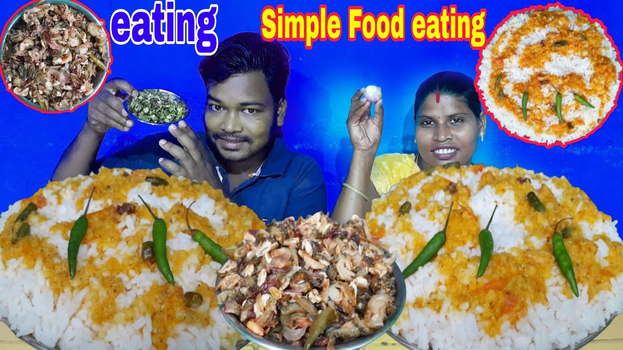 Simple food eating today | Ramesh village eating - YouTube