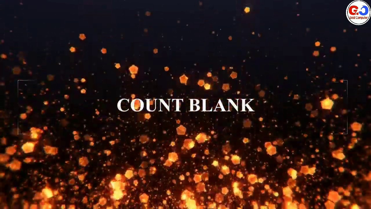 EXCEL Count Blank Formula GoldComputer YouTube excel-count-blank-formula-goldcomputer-youtube
