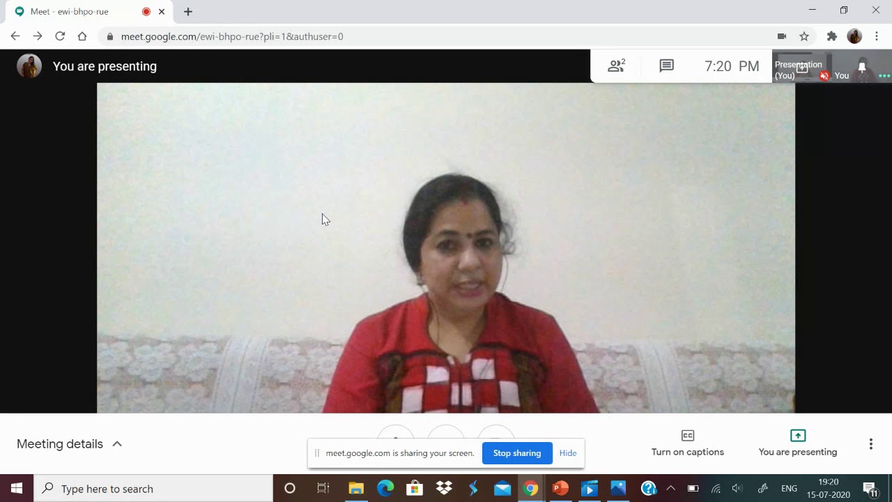 Demo on how to take class in Google meet - YouTube