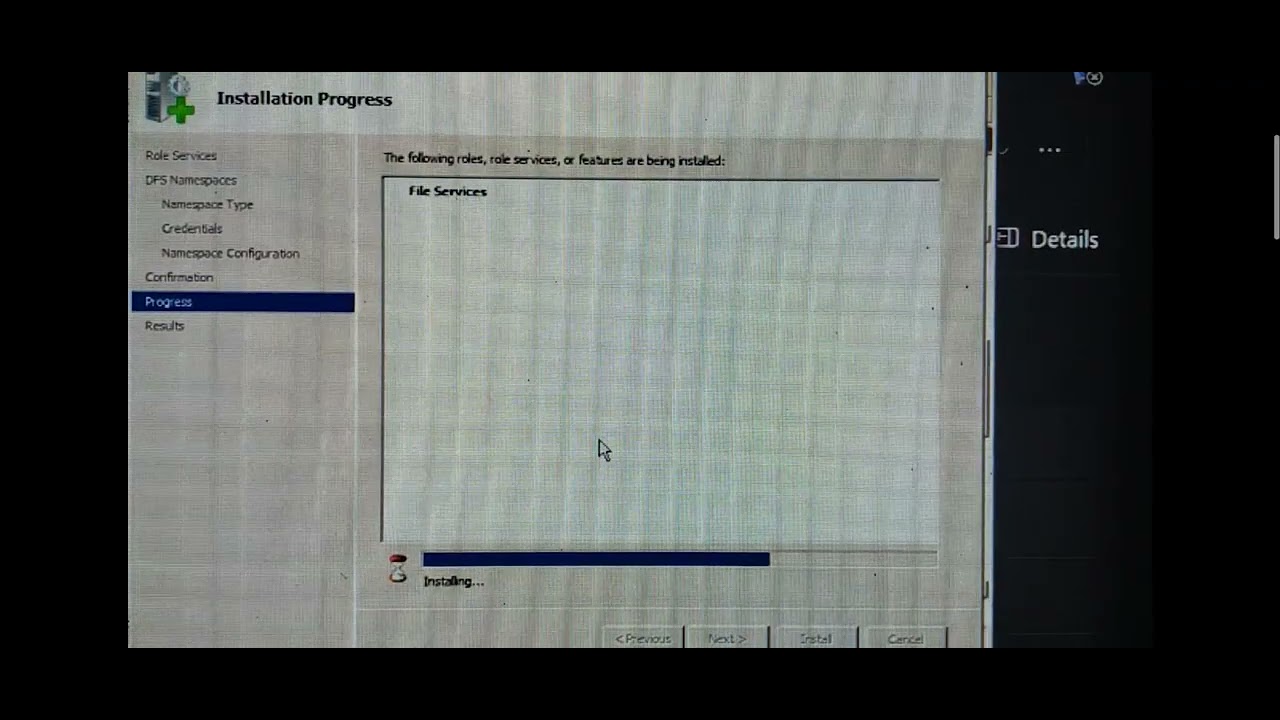 DFS, NAMESPACE CREATION (re-record) - YouTube