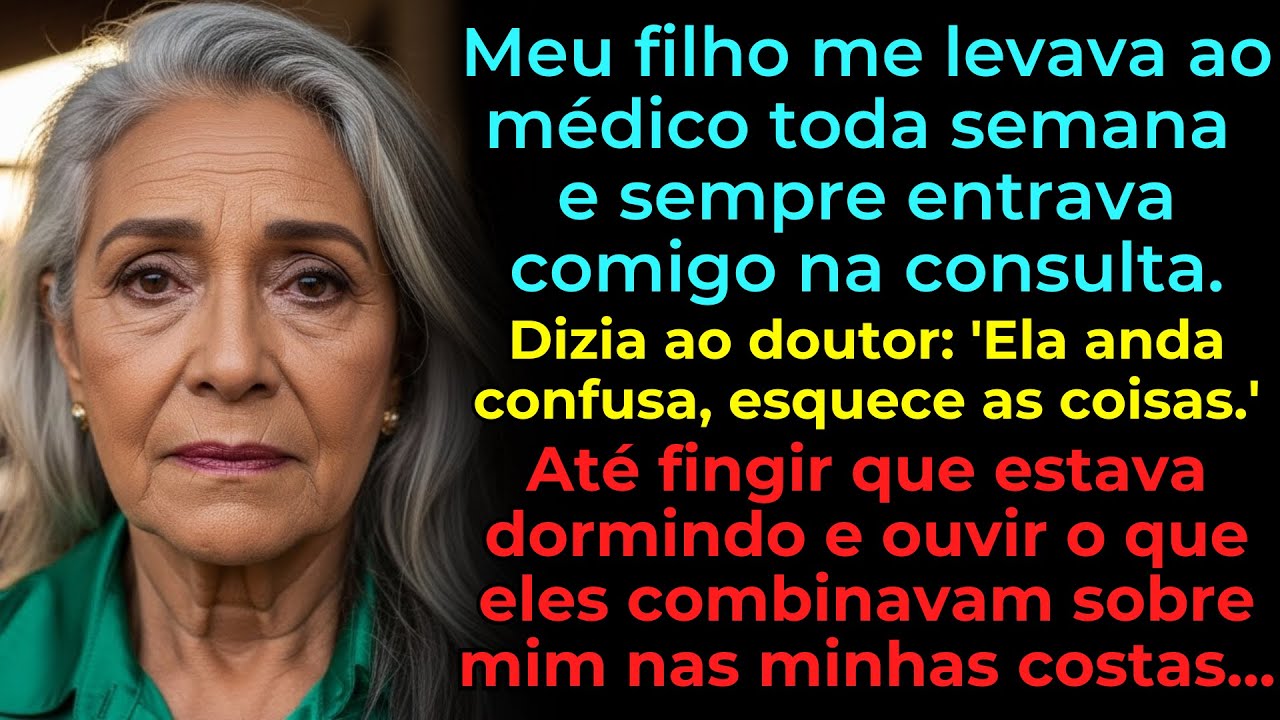 Meu filho dizia em todas as consultas que eu esquecia tudo. Fingi ...