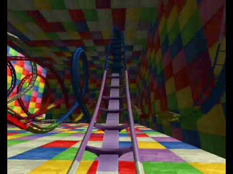 rainbow coaster!! (Roller Coaster Tycoon 3) - YouTube