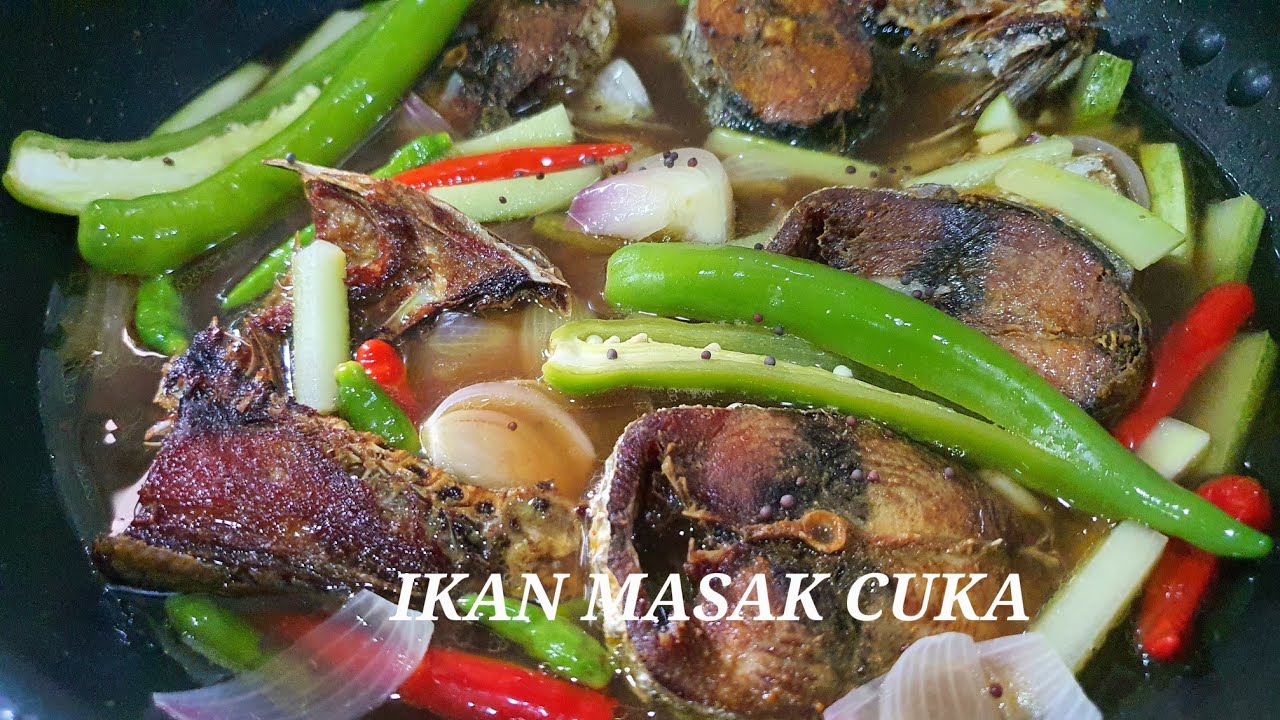 Resepi Ikan Masak Cuka || Sedap Dan Masakan Tahan Lama Sesuai Menu ...
