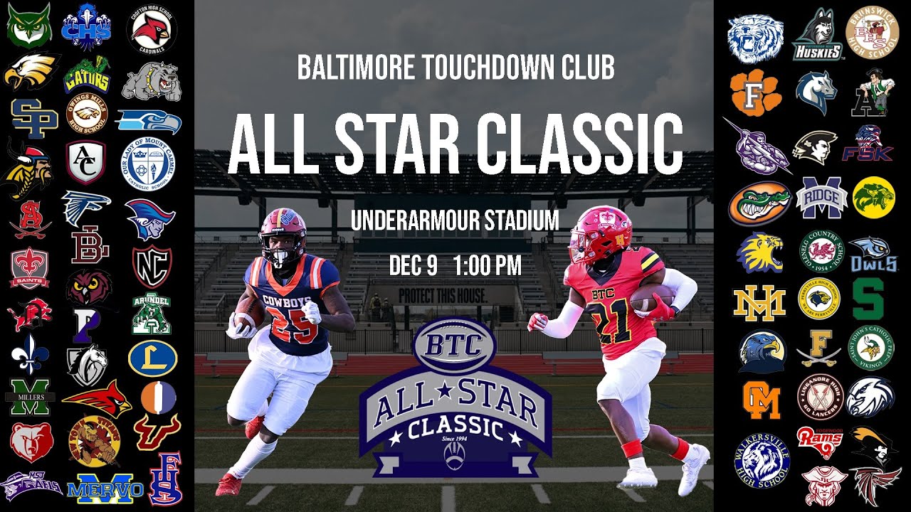 27th Annual Baltimore Touchdown Club - SENIOR ALL-STAR Football Classic ...