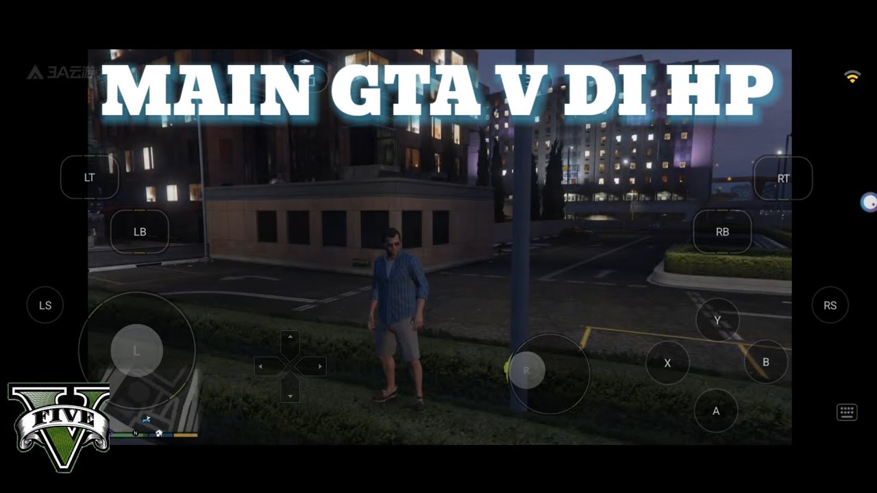MAIN GTA V DI HP KENTANG🥔 LANCAR BANGET!! - GTA V DI HP - YouTube
