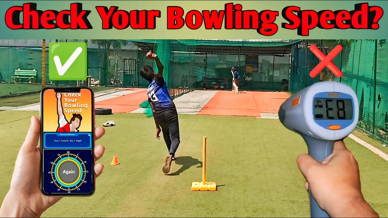 Check Your Bowling Speed | how to check bowling speed | bowling speed # ...