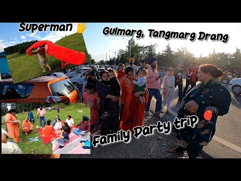 Family Trip in Gulmarg & Tangmarg Drang // Most beautiful view in ...