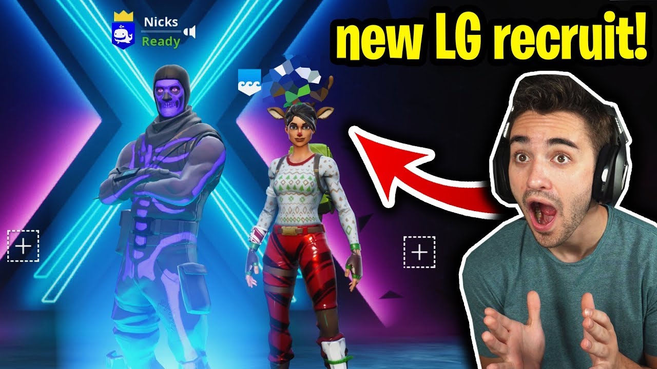 should I recruit him to LG... (best fortnite player) - YouTube