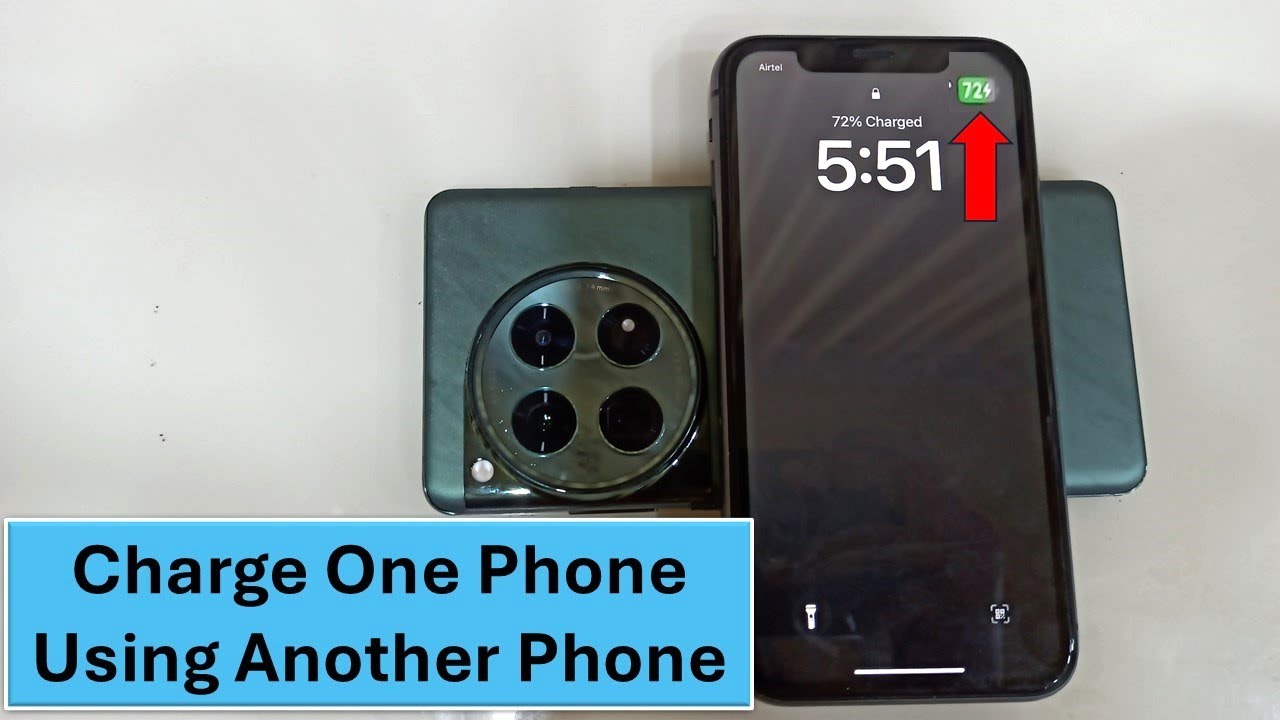 How to Charge One Phone Using Another Phone (Reverse Wireless Charging ...