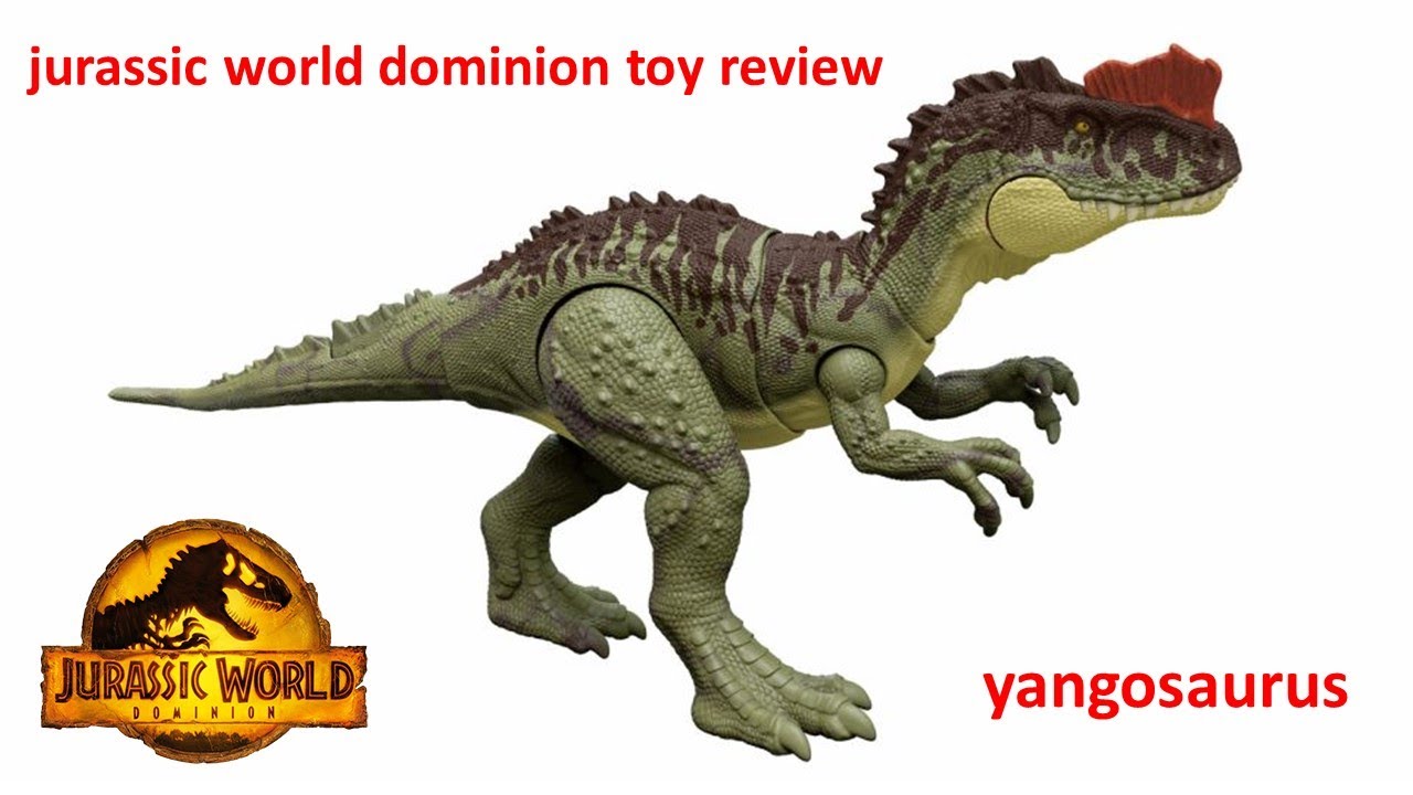 jurassic world dominion toy review yangosaurus - YouTube