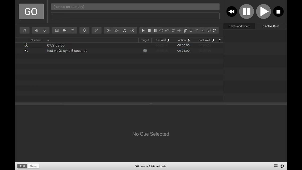 Playback with timecode in Qlab - YouTube