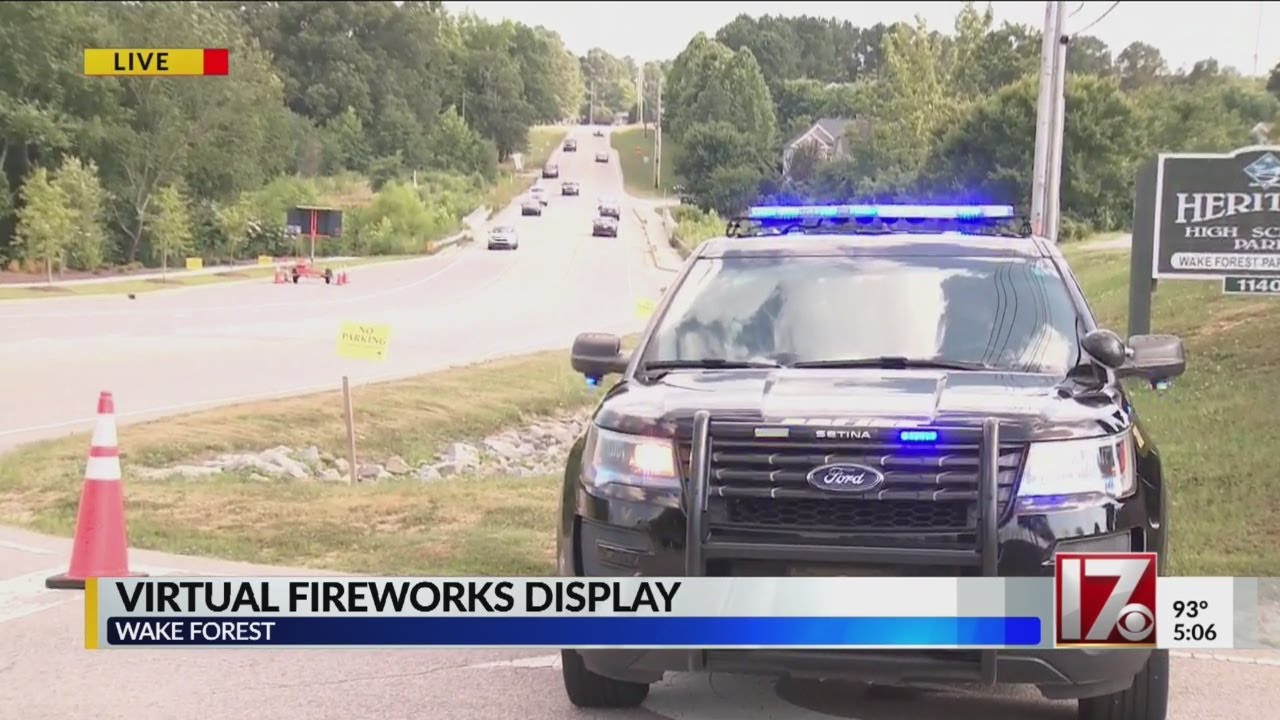Wake Forest plans virtual fireworks show, tells people not to visit ...