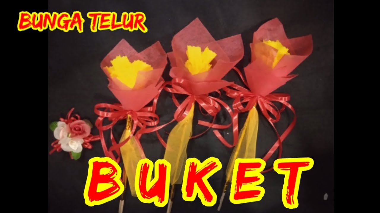 bunga telur aneh, buket, kok bisa ya??? buat hataman nikahan - YouTube