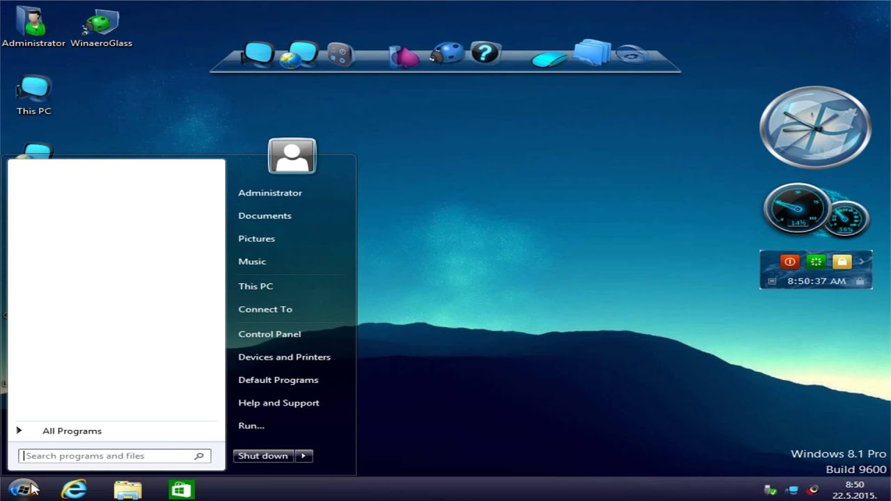 Windows 8.1 Indego Pro x64 2015 - YouTube