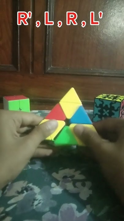 Pyraminx checkerboard pattern - YouTube