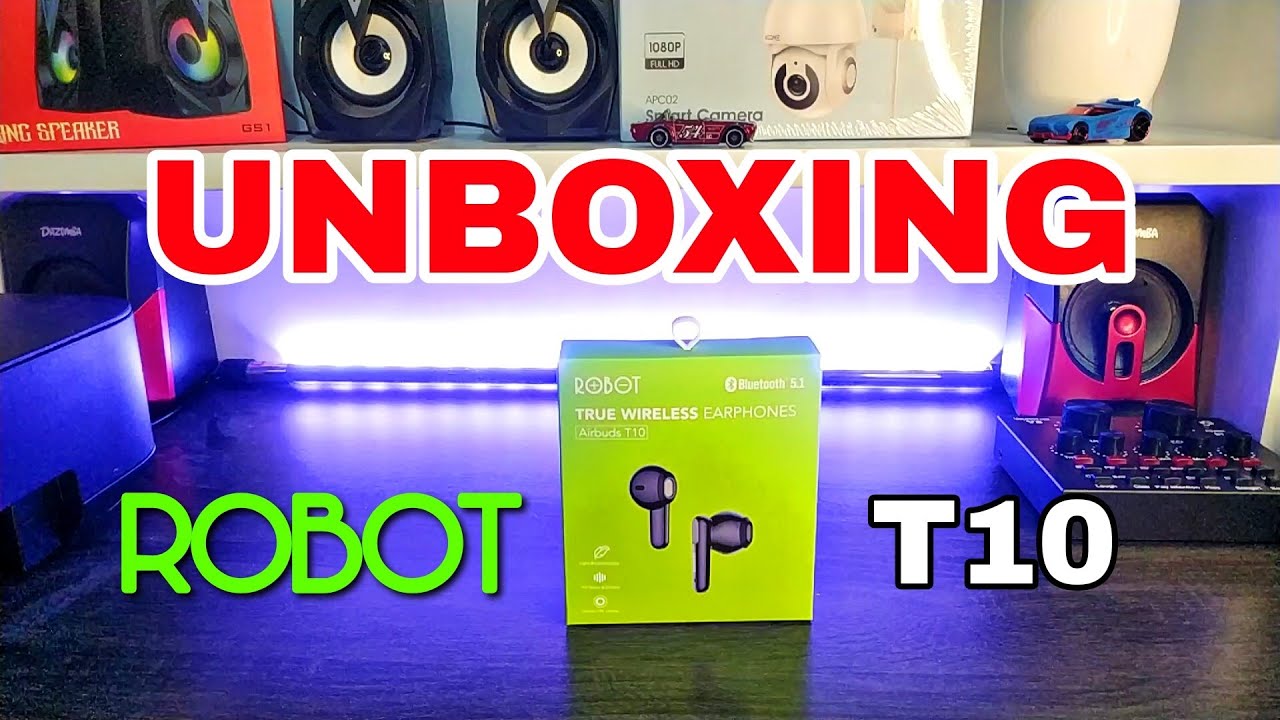 UNBOXING Earphones Robot T10 | #wajib nonton sebelum anda beli - YouTube
