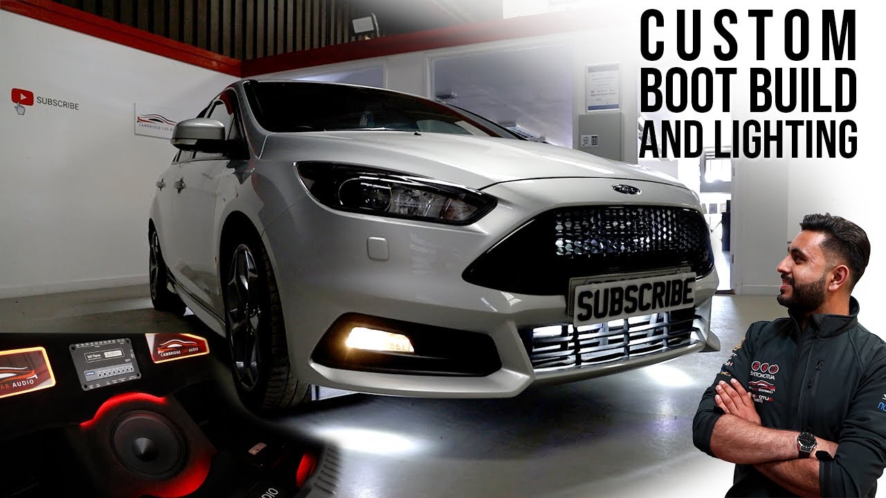 EPIC Audio Build & CUSTOM LIGHTING | Ford Focus ST Fully Upgraded - YouTube