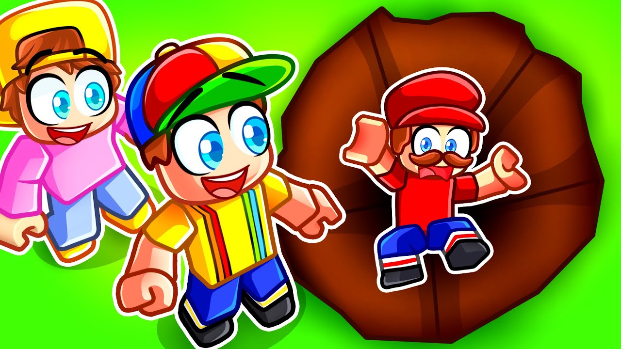 Surviving 9,118,549 ft DEEP HOLE in ROBLOX! - YouTube