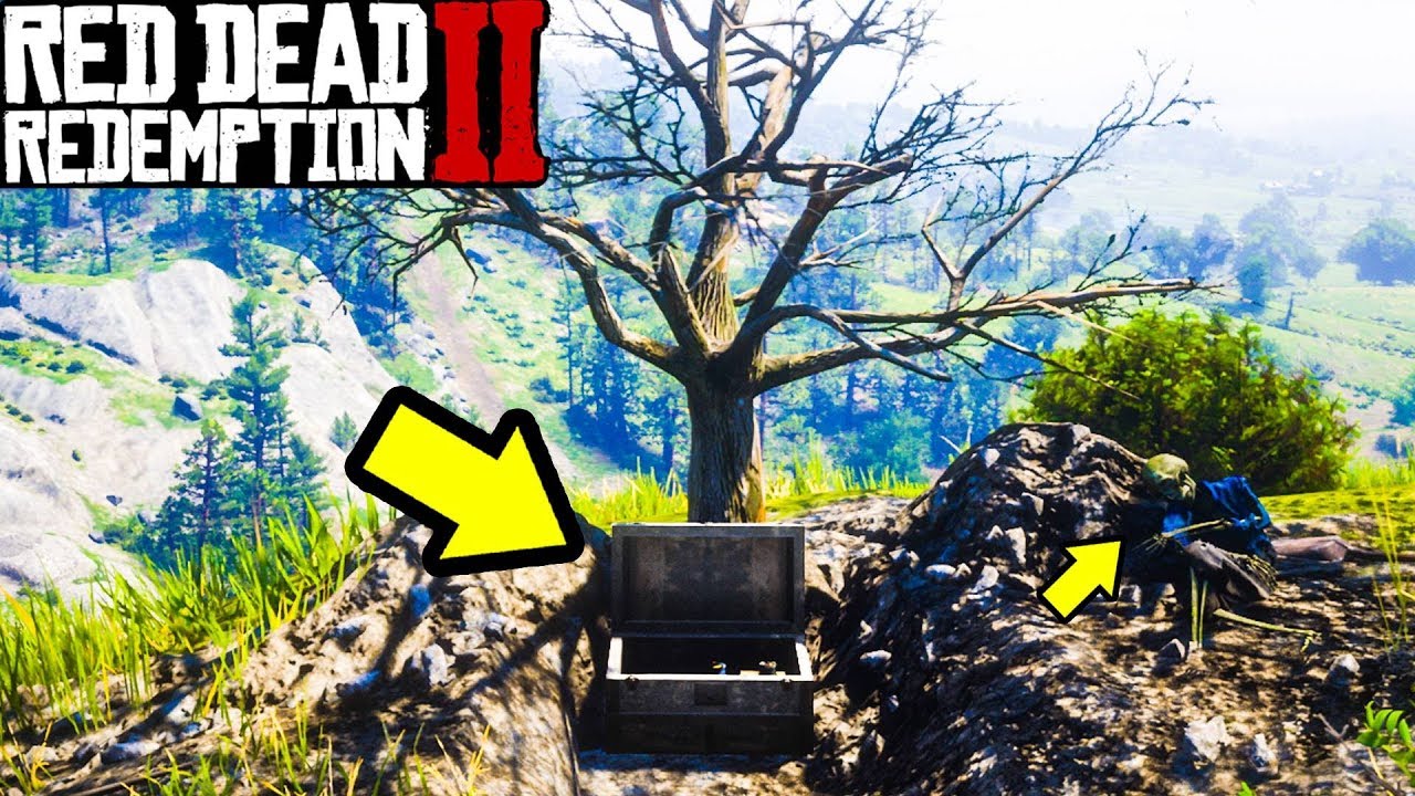 Secret Money Chest Found in Red Dead Redemption 2! - YouTube