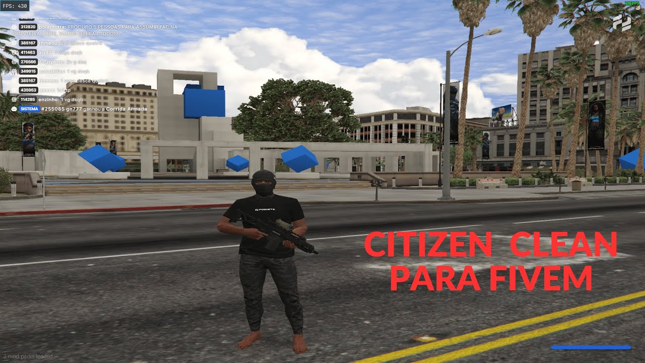 MELHOR CITIZEN CLEAN PARA FIVEM +100 FPS NO FIVEM - YouTube