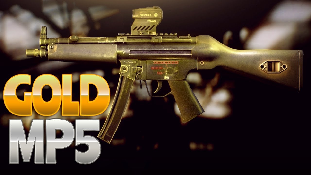 GOLD MP5 (Escape From Tarkov) | rhinoCRUNCH - YouTube