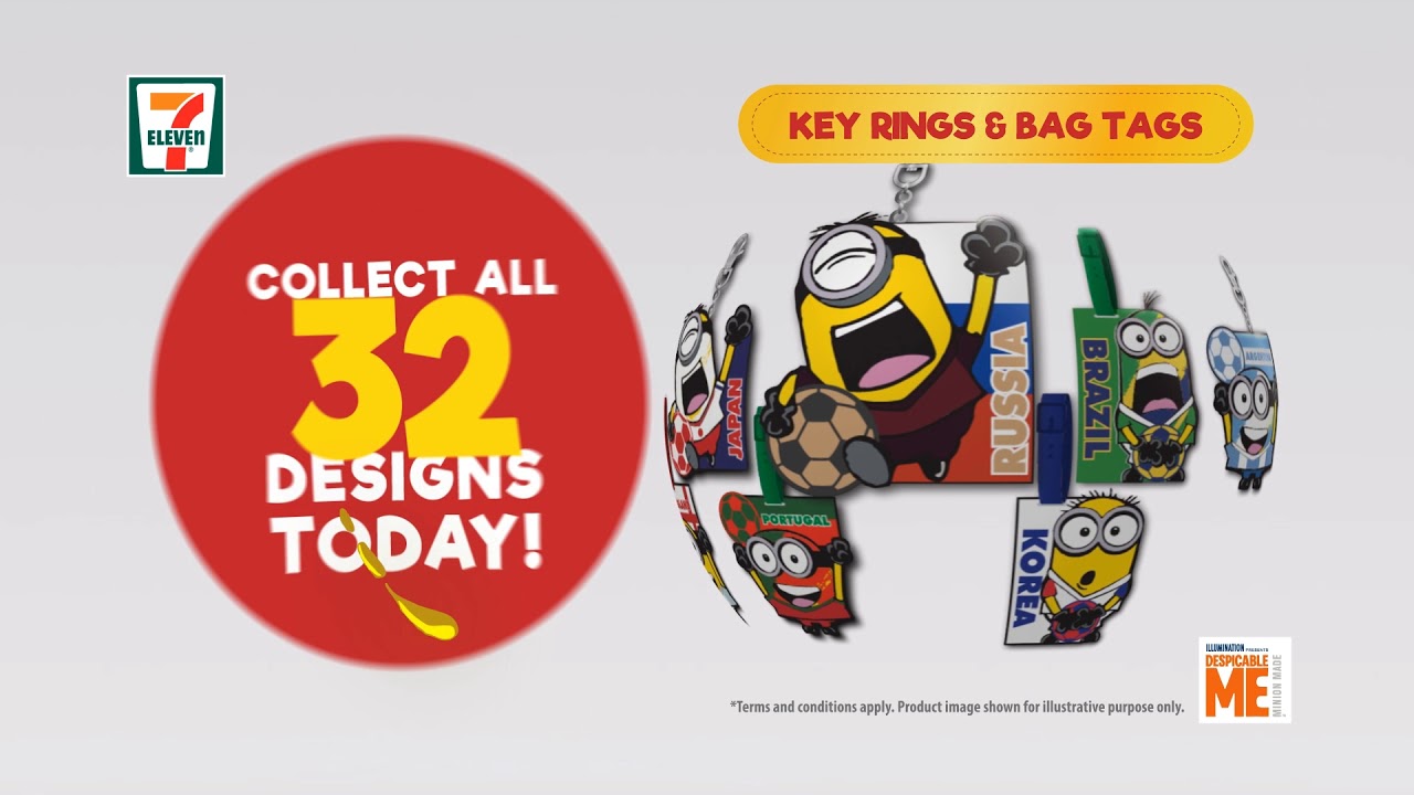 7-Eleven Malaysia Minions Da! Da! Da! Collection - YouTube