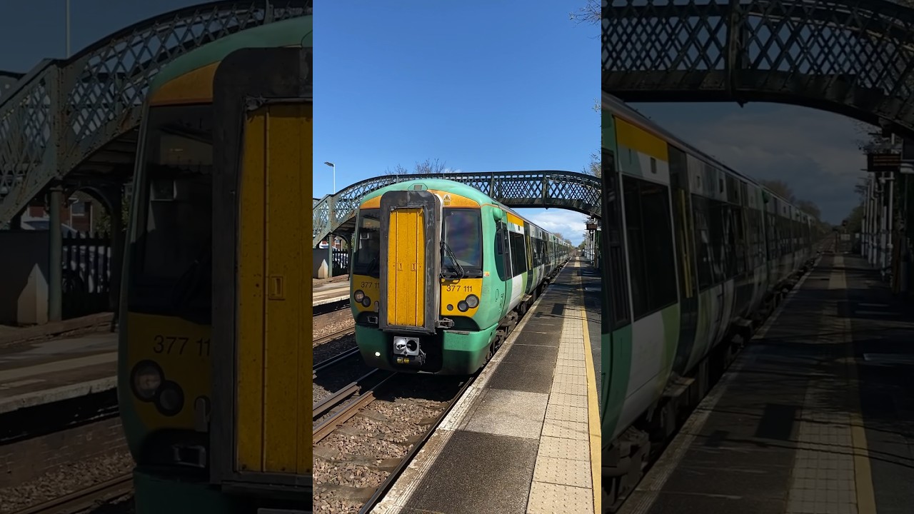 Class 377 Electrostar | 377111 ‘NHS We Thank You’ departs Pevensey ...