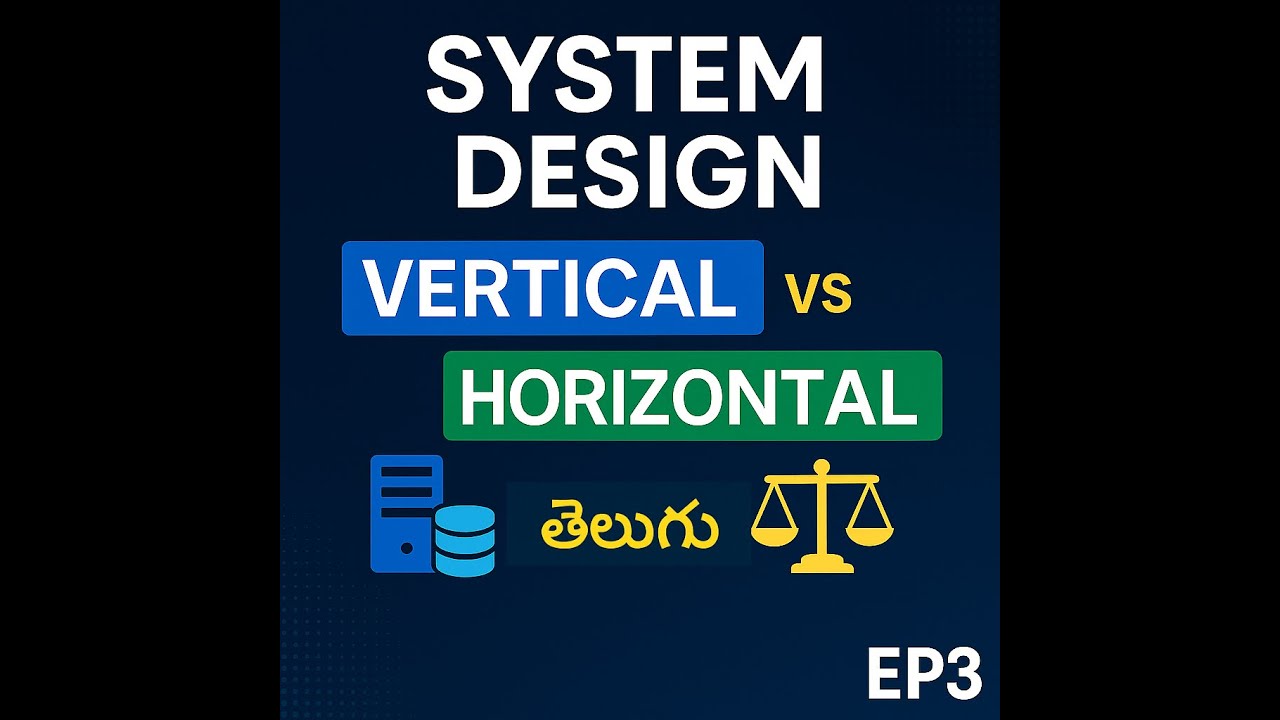 System Design Series #3: Vertical vs Horizontal Scaling - YouTube