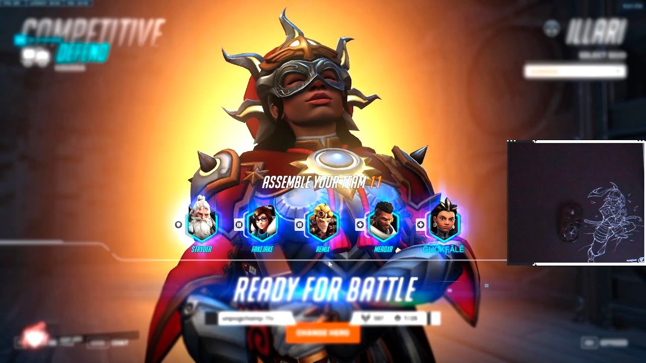 GALE RANK 51 ILLARI GAMEPLAY! - OVERWATCH 2 TOP 500 SEASON 6 - YouTube