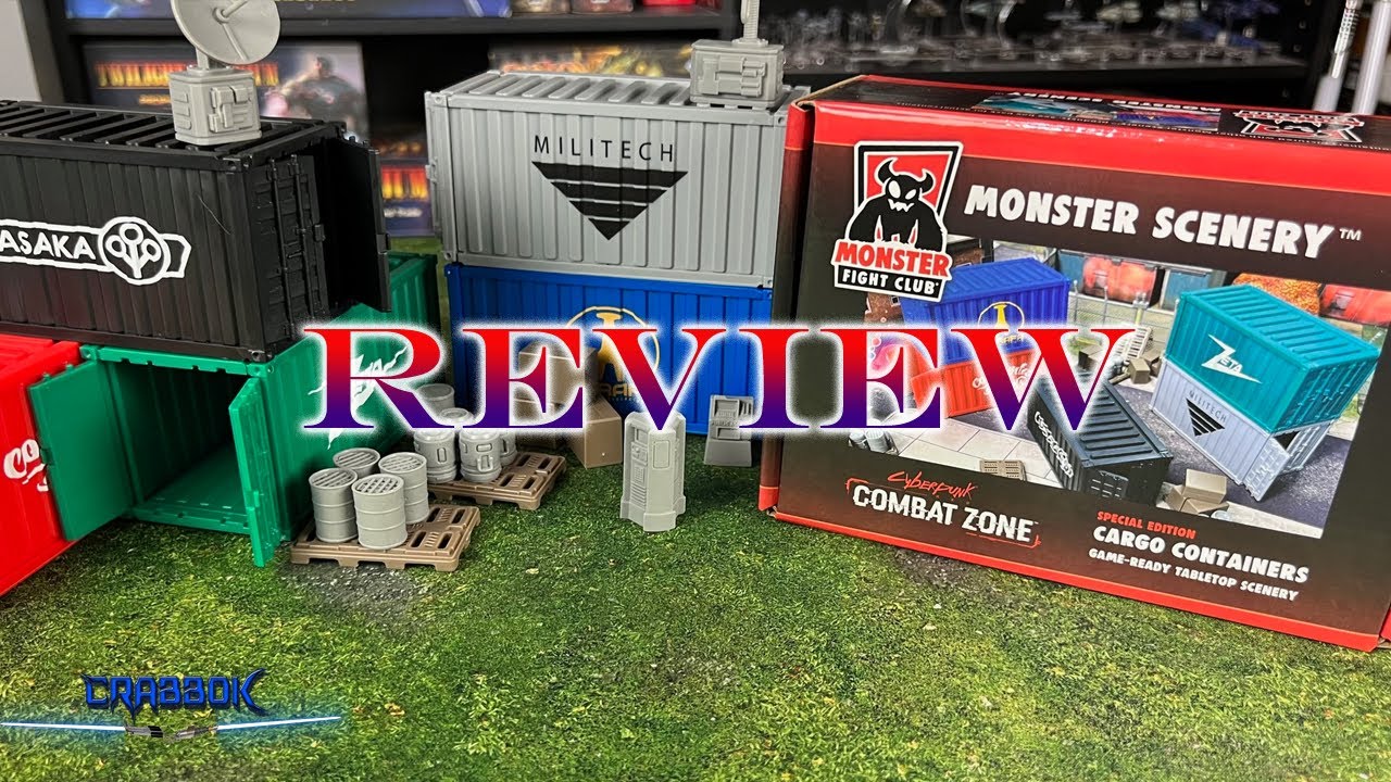Terrain Review! Cargo Containers - Monster Fight Club Monster Scenery ...