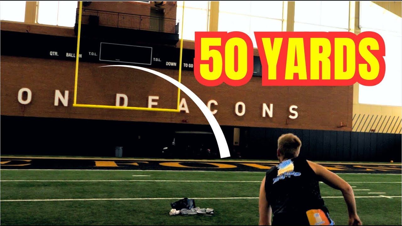 Pro Volleyball Player Serves INSANE 50 yard Field Goal: Volleyball Field Goal Challenge - YouTube